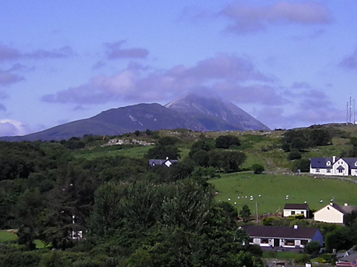 A Holiday in Ireland; Croagh Patrick, Clew Bay and Westport, Co.mayo ...