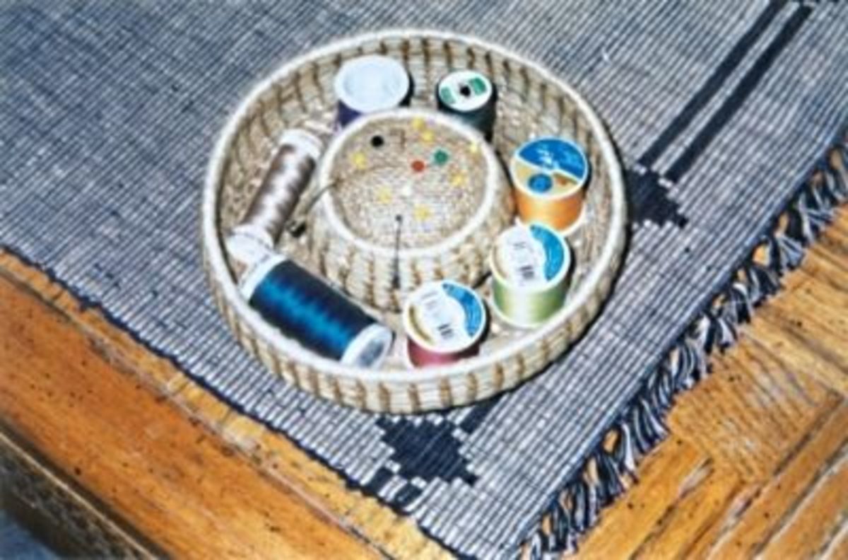 Pine Needle Baskets by Nara White Owl - HubPages