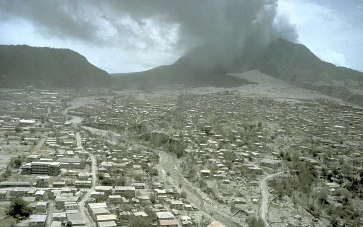 Montserrat Before and After Volcanic Eruptions (1997) - HubPages