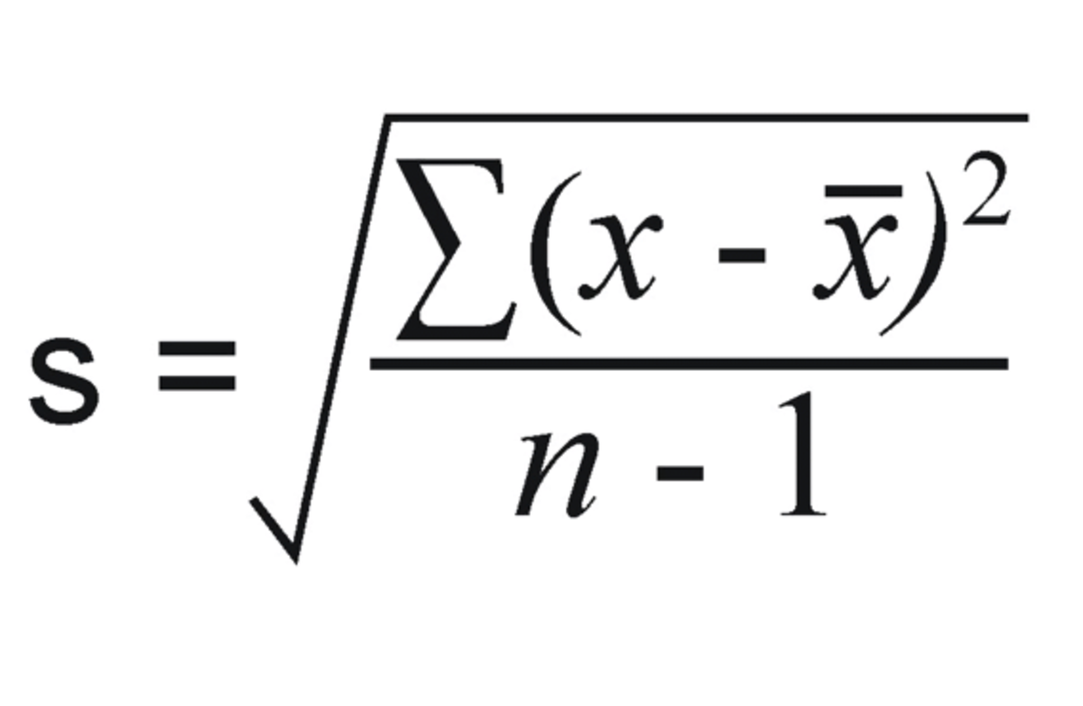 Standard Deviation Equation