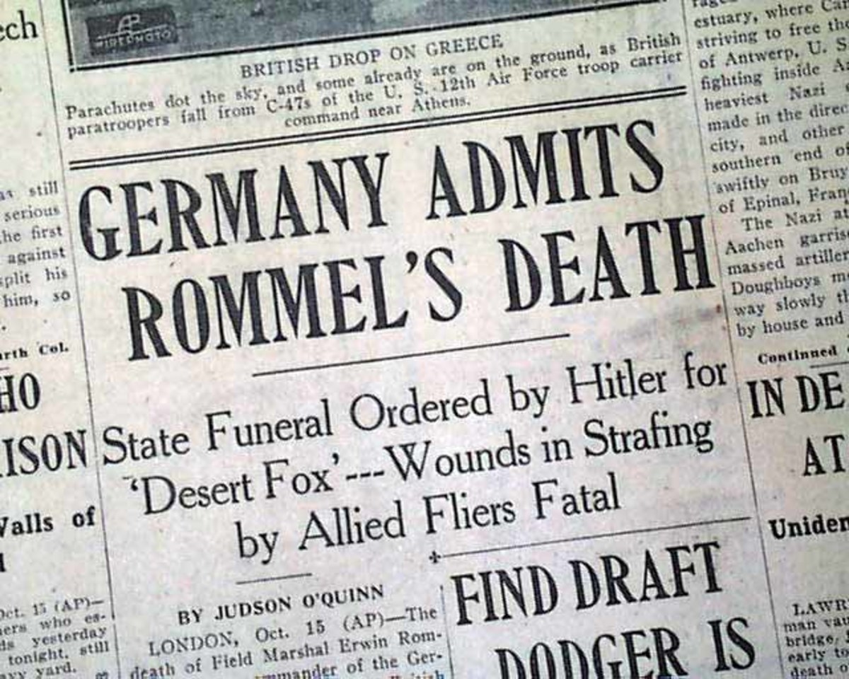 The Forced Suicide Of German Field Marshal Erwin Rommel - HubPages