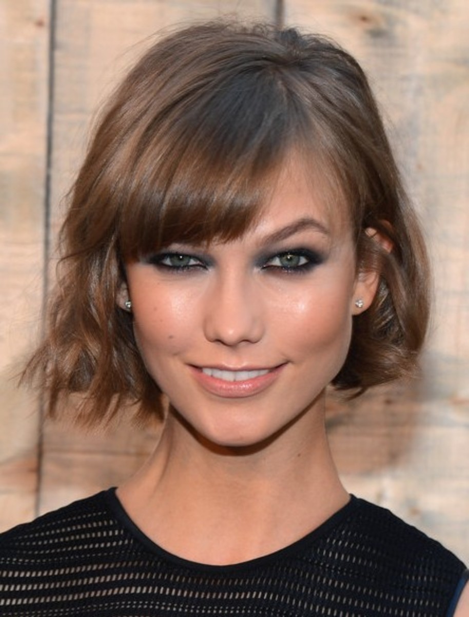 Karlie Kloss Wavy Bob