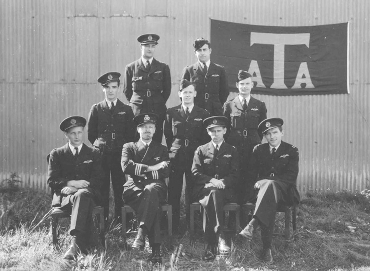 Women ferry pilots ATA 1940-1945 Little Tiger Moth biplane to massive ...