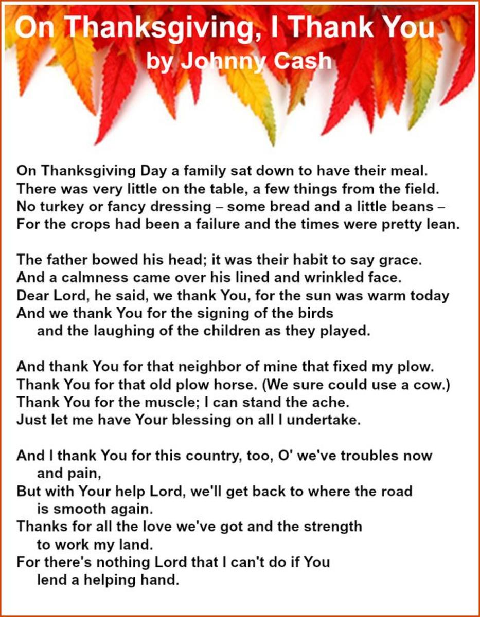 Thanksgiving Prayers and Blessings - HubPages