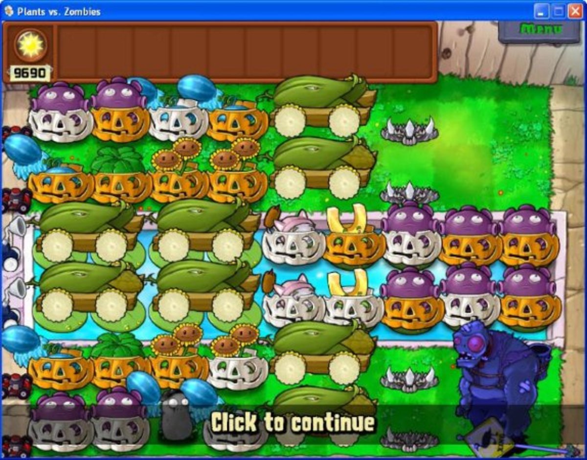 Plants Vs Zombies Survival Endless 200 Flags and Beyond | Cobless Setup ...