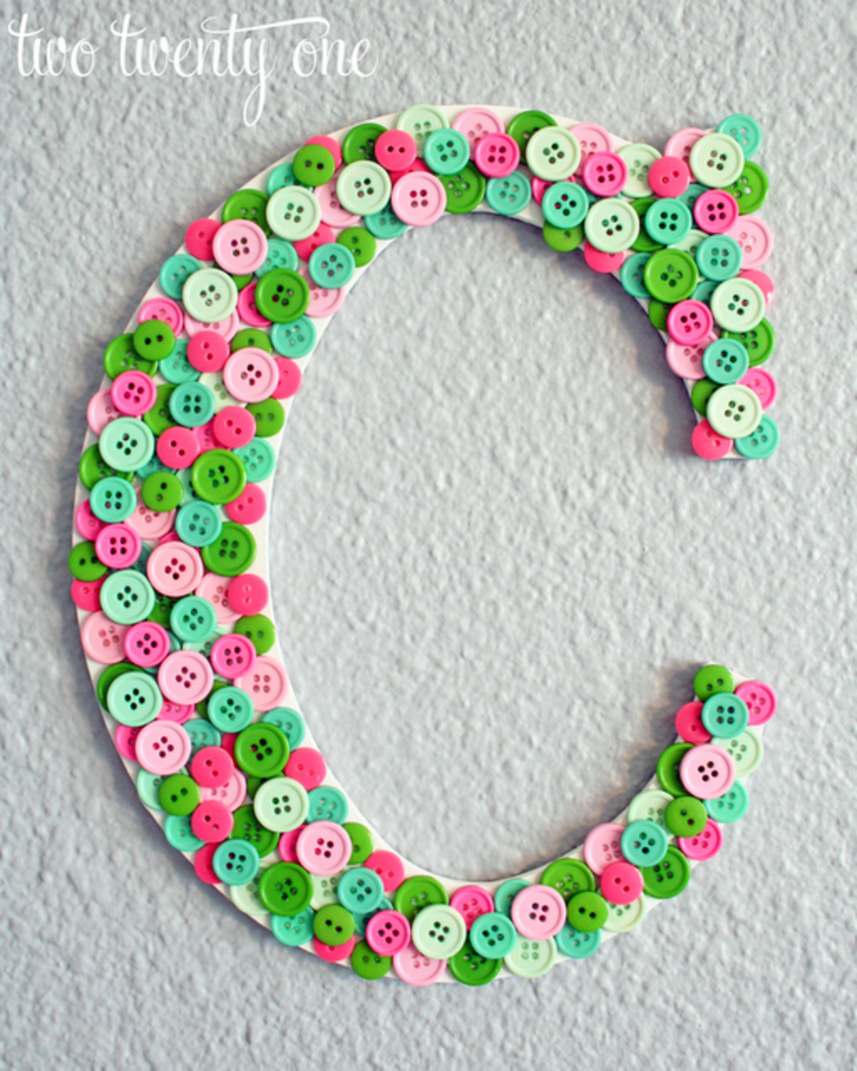 Letter Craft Décor Ideas for a Baby Nursery - HubPages