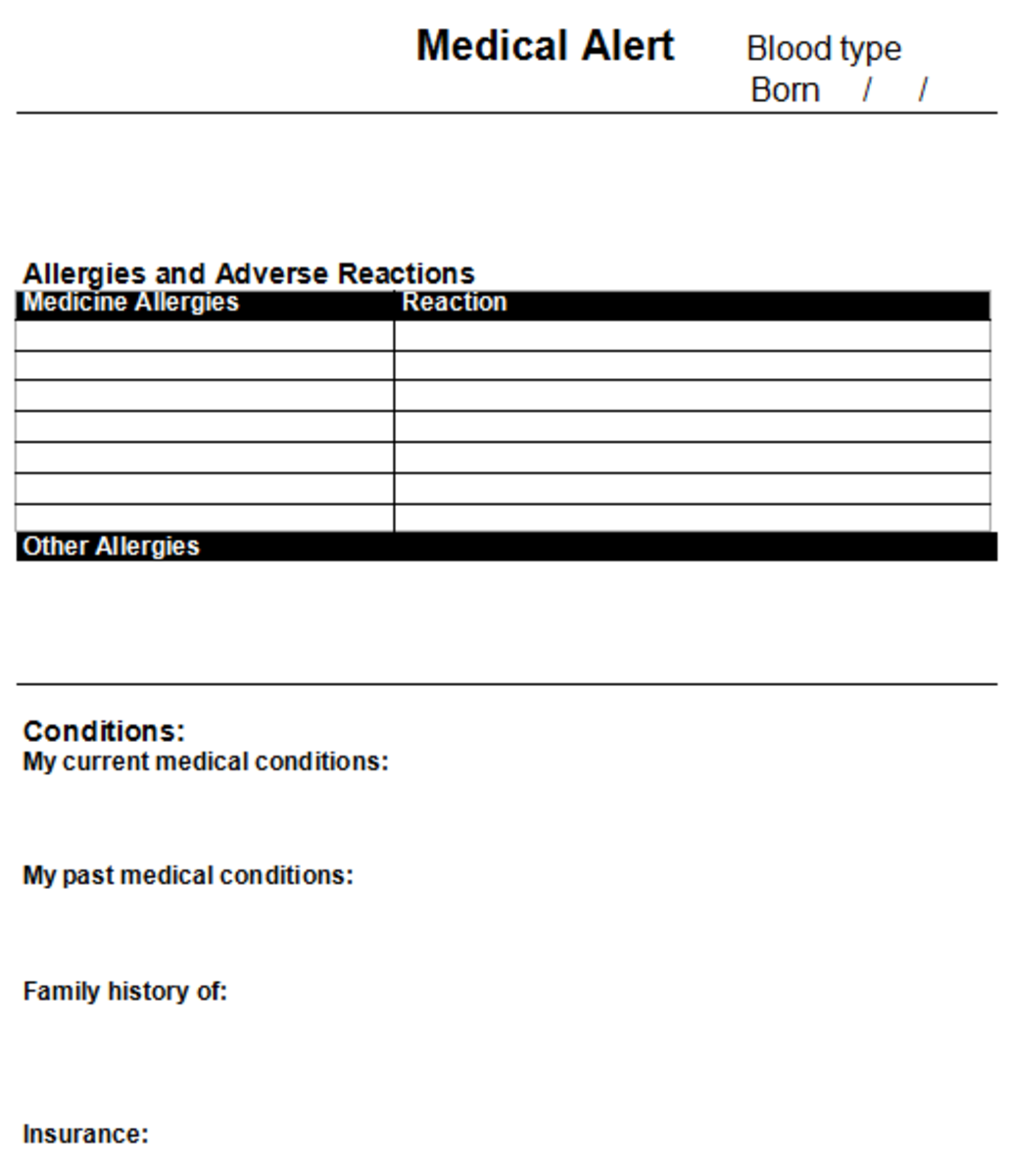Save Your Life! Wear the Medical Alert Symbol and Keep Your Medical ...
