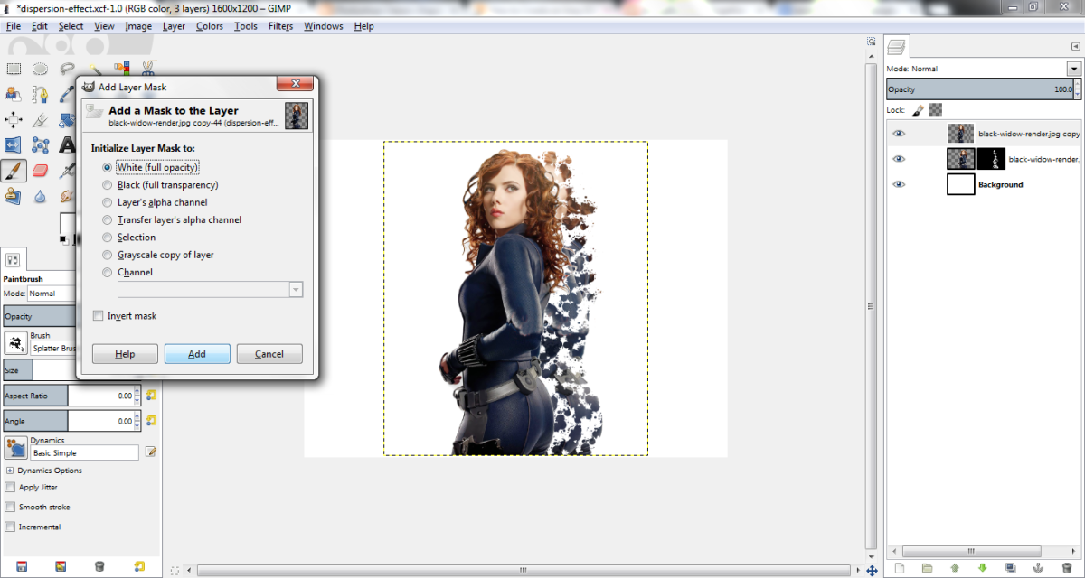 GIMP: Creating a Dispersion Effect - HubPages
