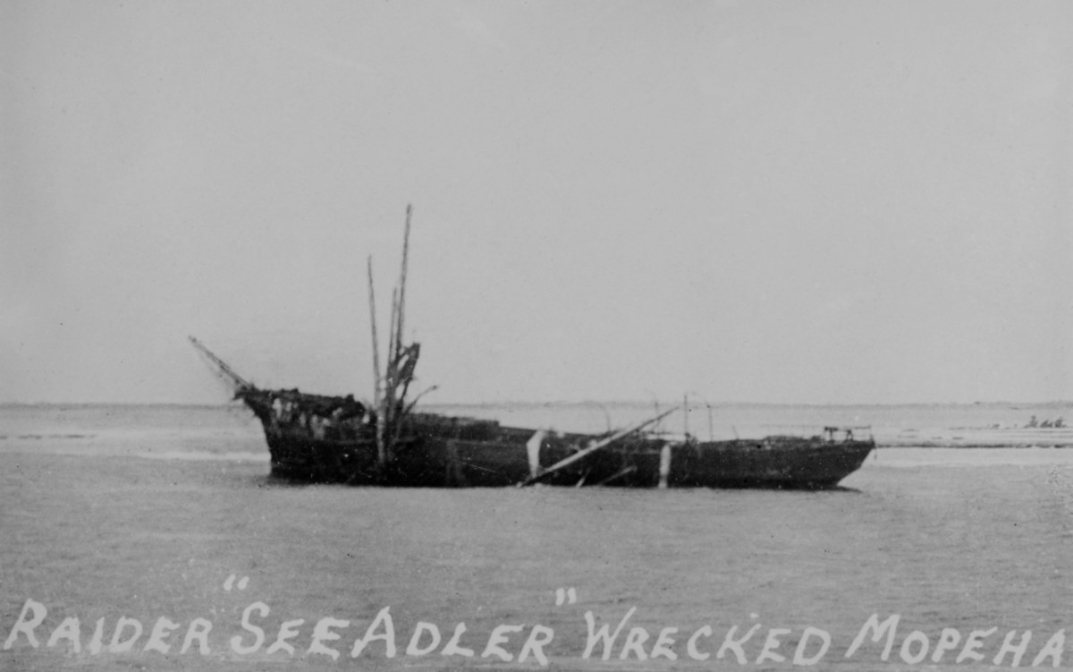 World War 1 History: The Sea Devil and His Sailing Ship Raider Sea ...