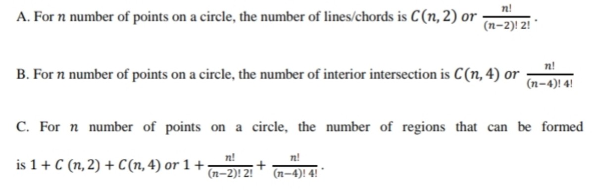 Number of Regions Formed by Connecting Points on the Perimeter of a ...