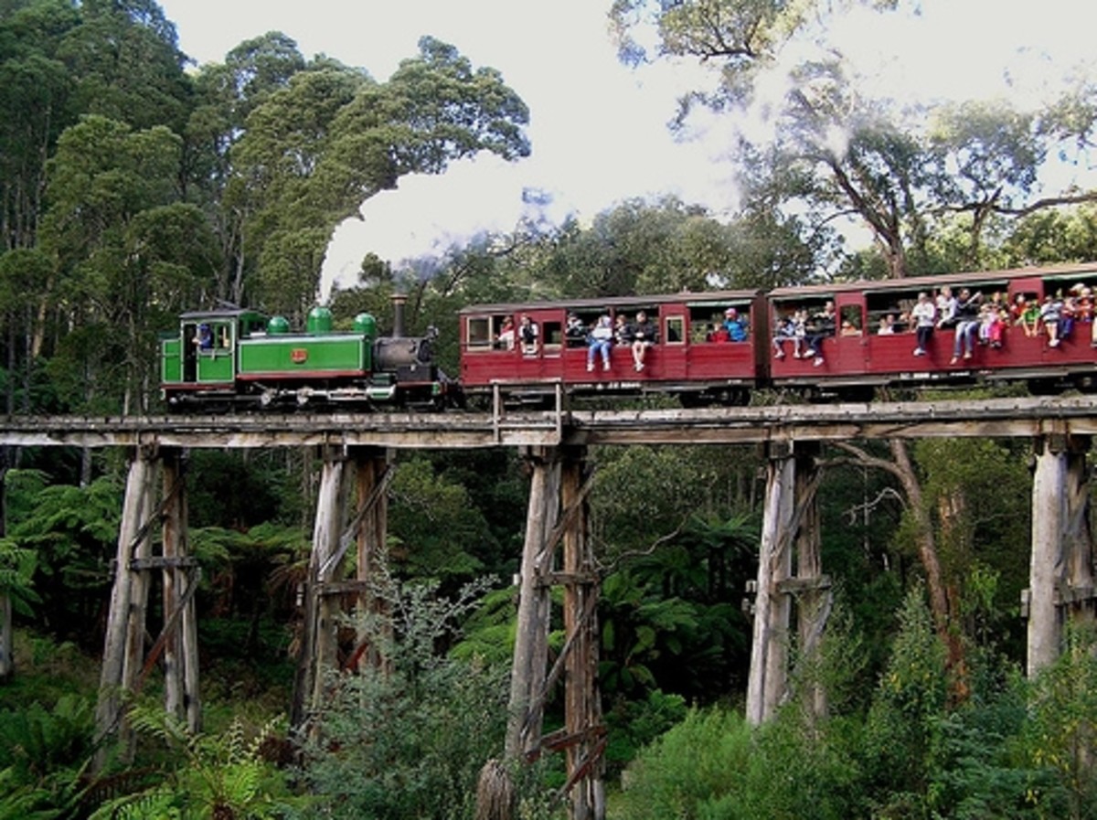 Puffing Billy train, a blend of history, heritage, wildlife and winery ...