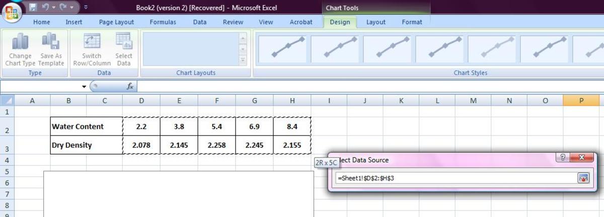 How To Make Compaction Curve in Excel Spreadsheet - HubPages
