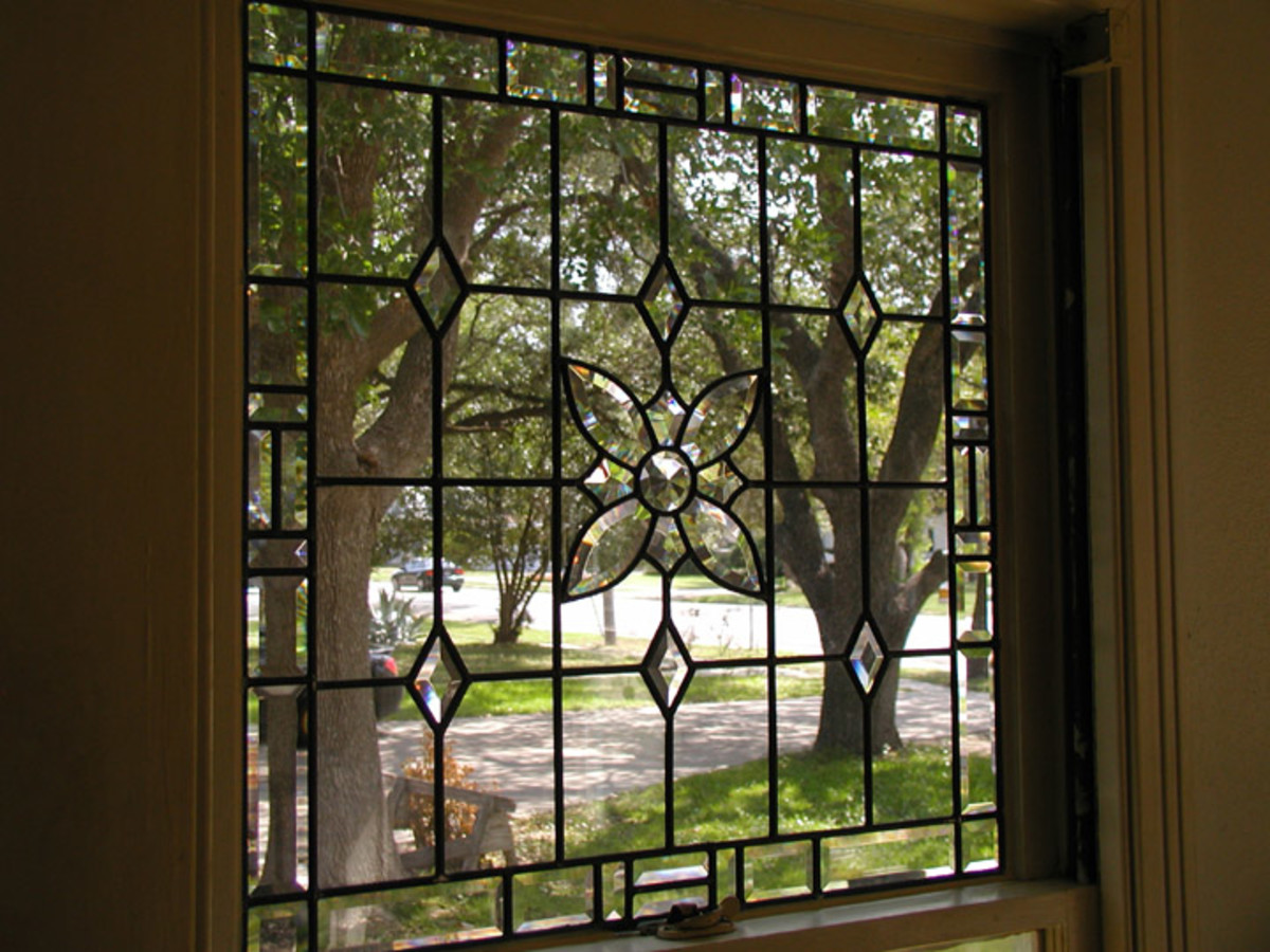 Home Improvement Ideas - Leaded Glass Windows Transoms Kitchen Bath and ...