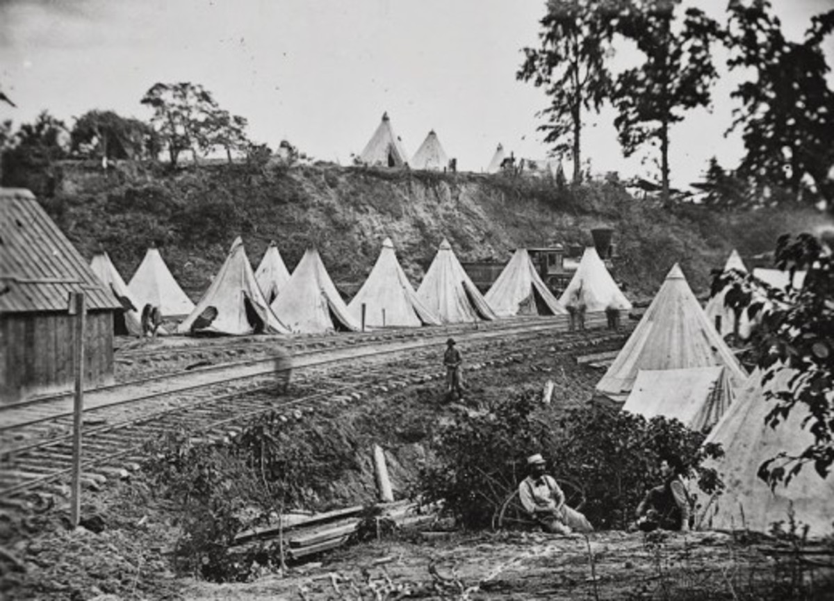 American Civil War Life: Union Infantryman – Life in Camp 4 - HubPages