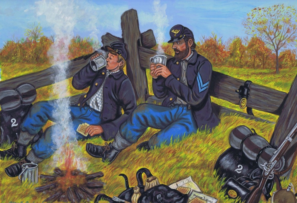 American Civil War Life: Union Infantryman - Life on Campaign 4 - HubPages