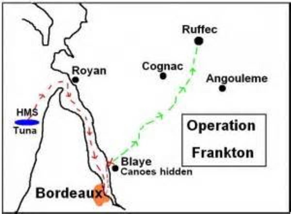 Operation Frankton - The Cockleshell Heroes. Attack on German shipping ...