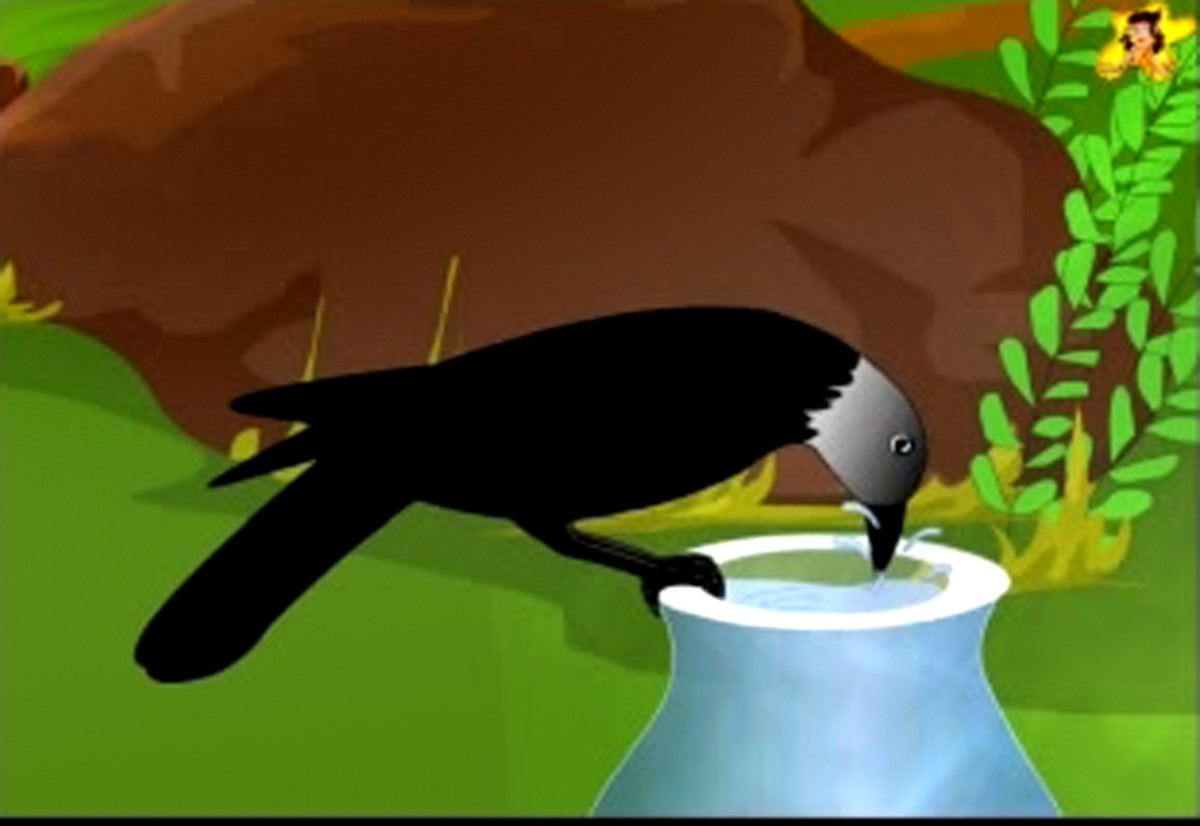 The Thirsty Crow: A Moral Story (in English) With Pictures - HubPages