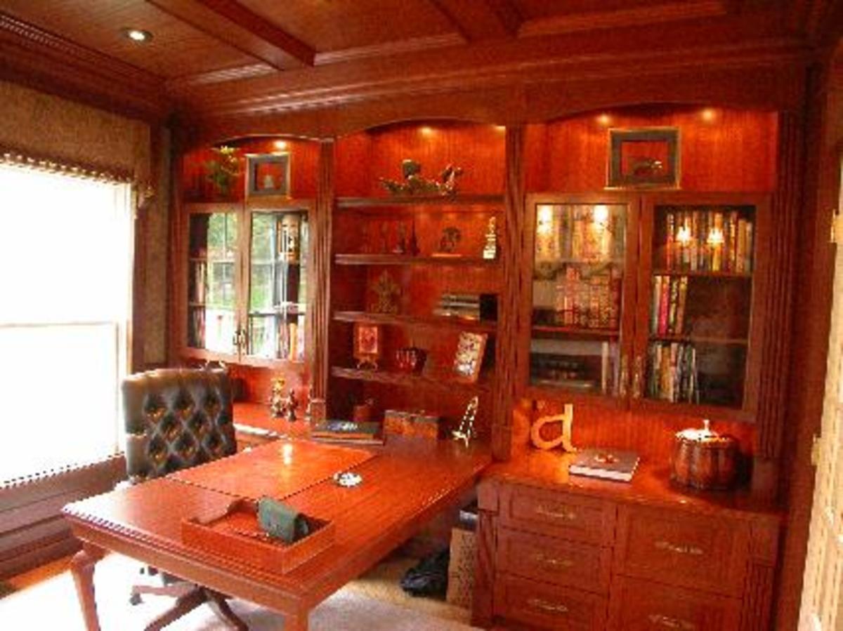 Home Improvement Paneling Millwork - I Love a Mahogany Library - HubPages