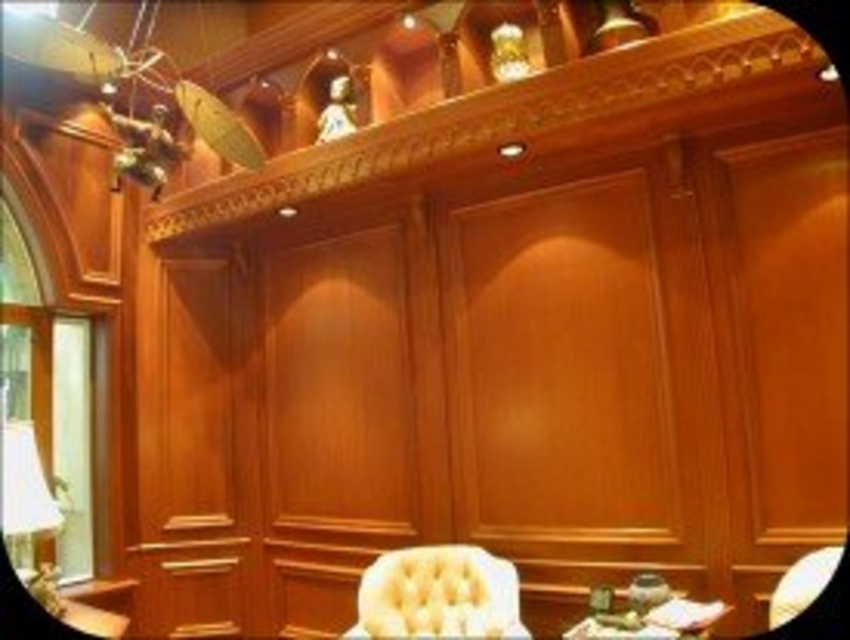 Home Improvement Paneling Millwork - I Love a Mahogany Library - HubPages