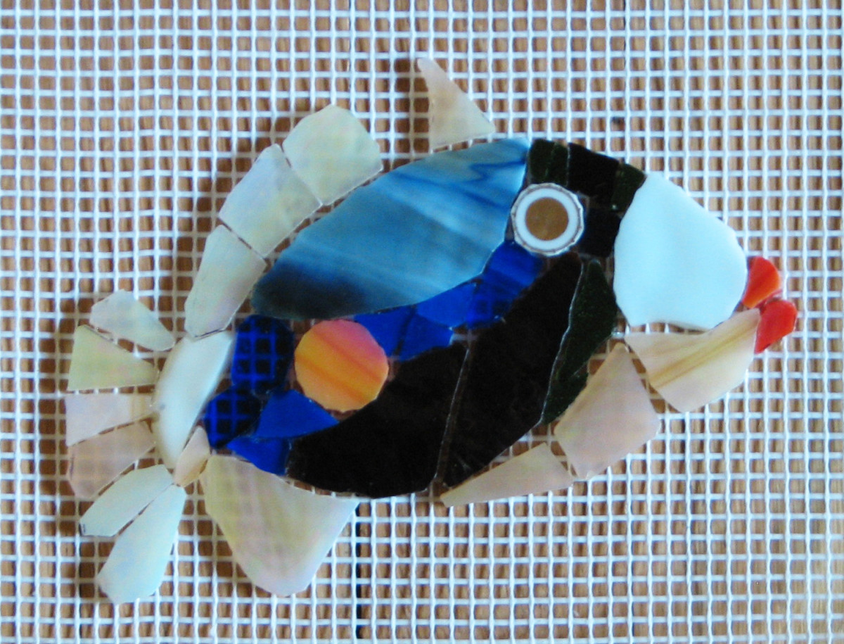 How to mosaic on mesh or netting - HubPages