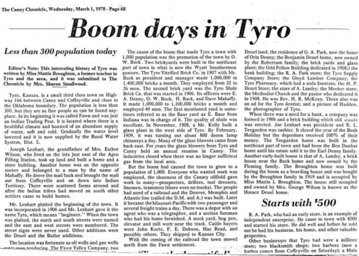 Tyro, Kansas - HubPages