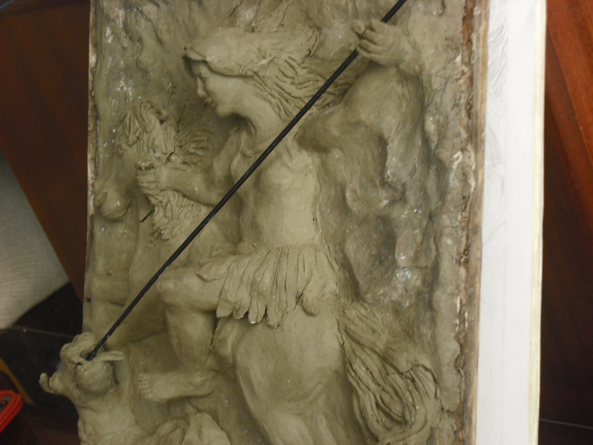 Nudes and Bas Relief Clay Sculptures - HubPages