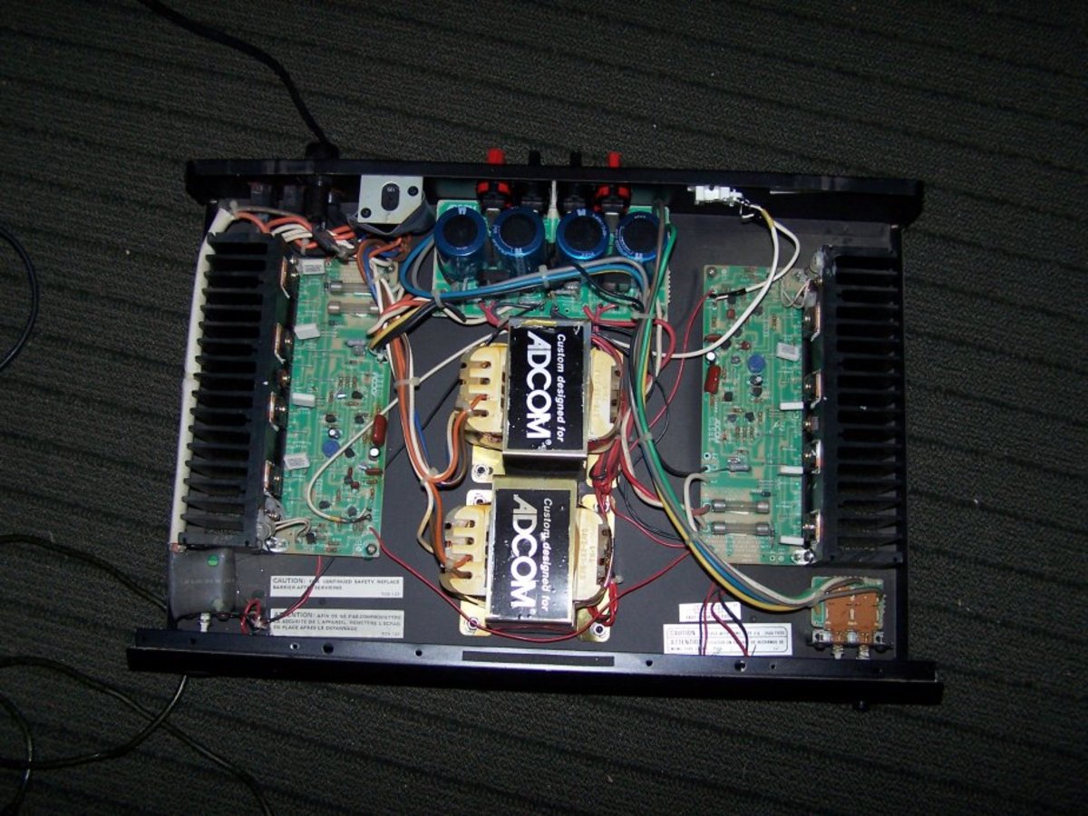 Fix Adcom GFA 535 / 545 II - channels not working and/or "thermal ...