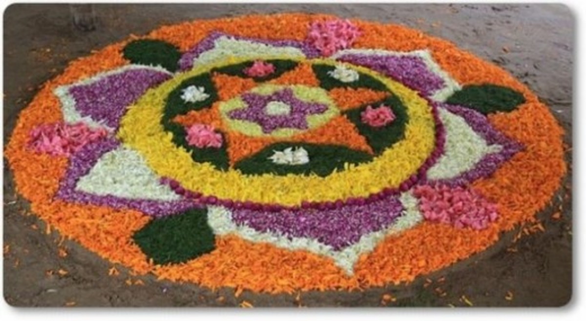 Pookalam - Indian Floral Design - HubPages
