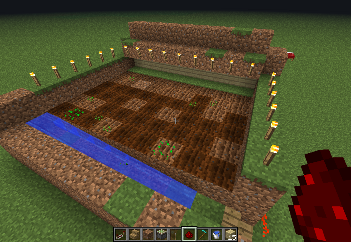 Minecraft Guide : Making an automatic Wheat farm - HubPages