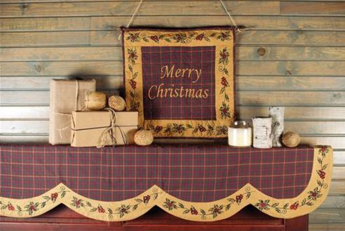 Christmas Mantel Scarves - HubPages