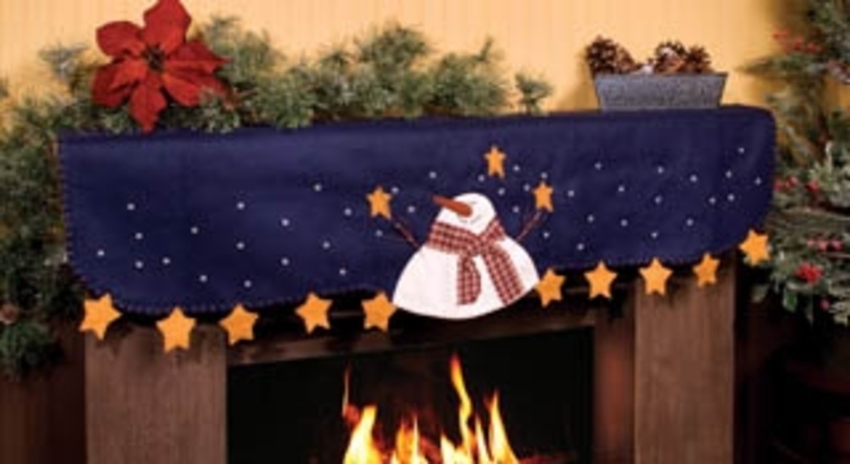 Christmas Mantel Scarves - HubPages