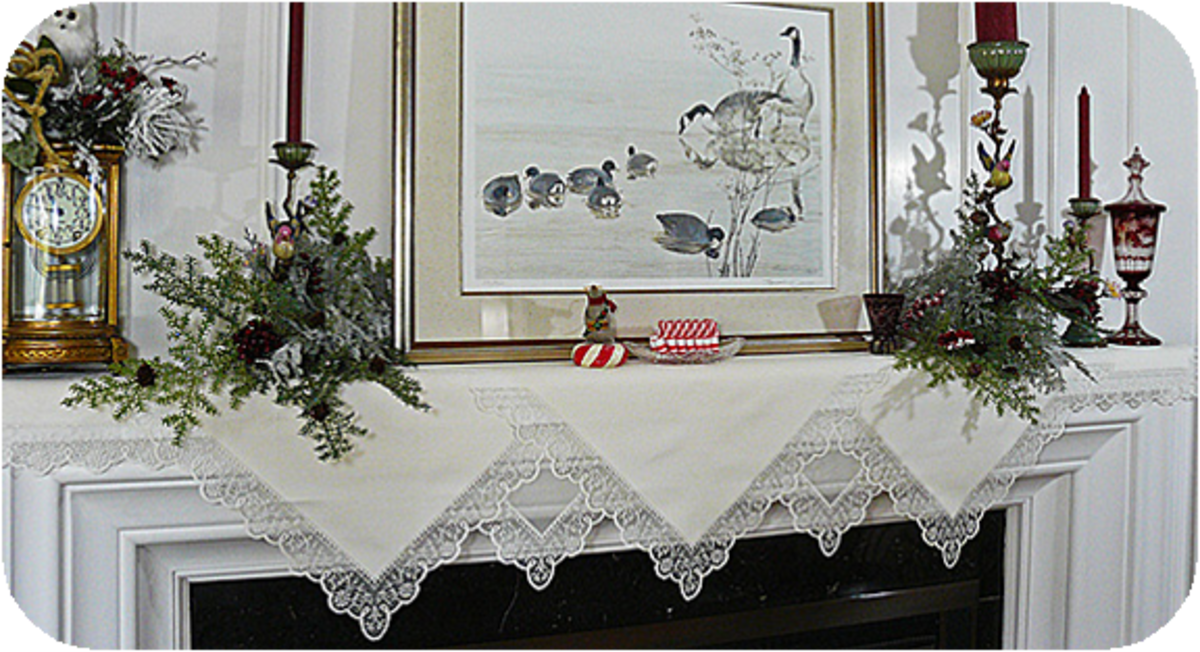 Christmas Mantel Scarves - HubPages