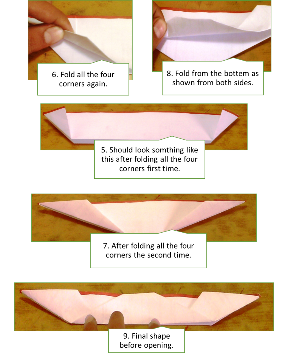 Make A Paper Boat That Floats 11 Steps HubPages