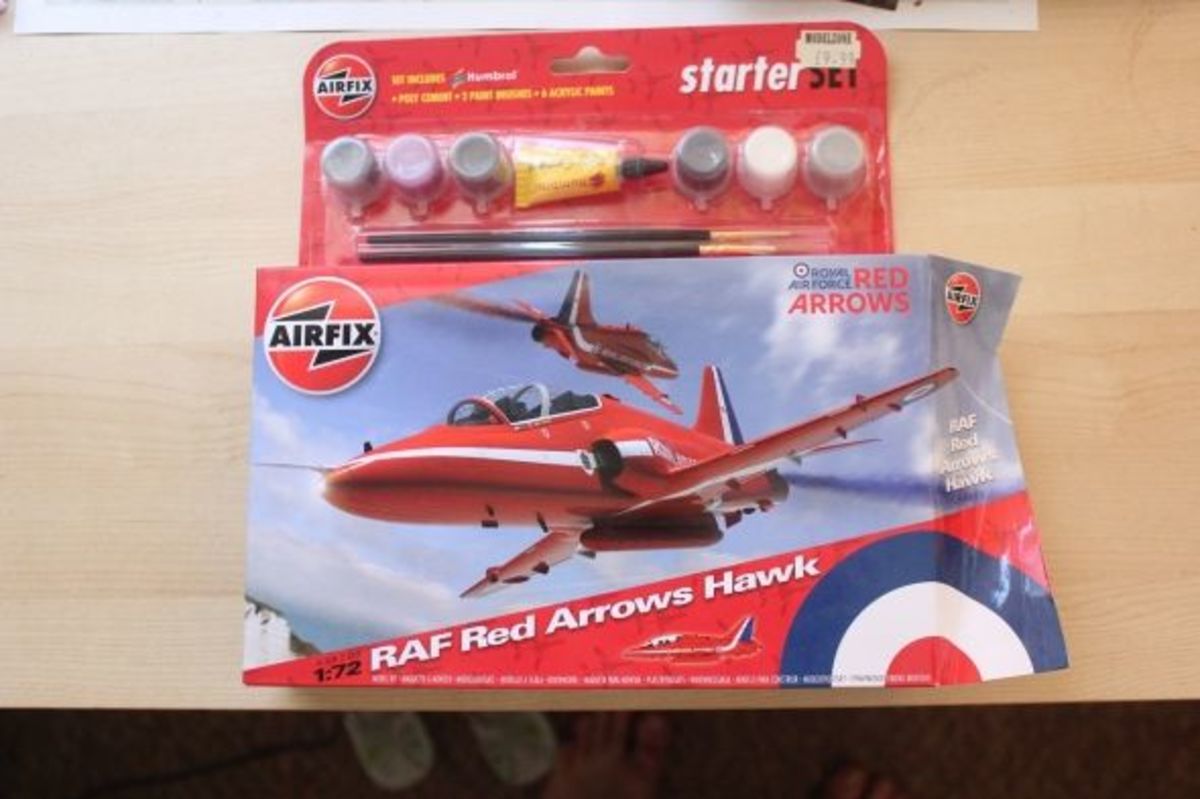 Building an Airfix Red Arrow Scale Model (A02005) In Pictures - HubPages