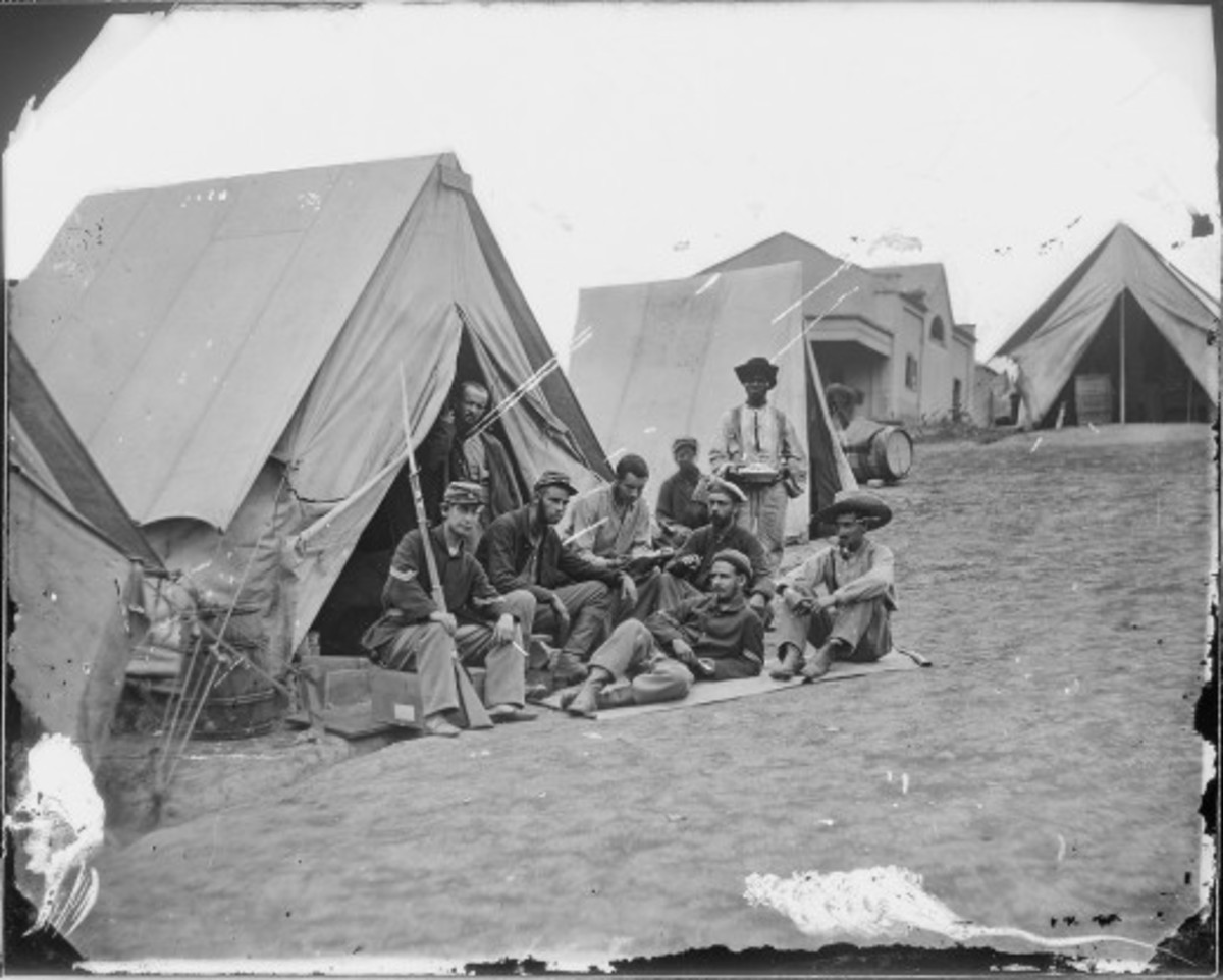 American Civil War Life: Union Infantryman – Life in Camp 8 - HubPages