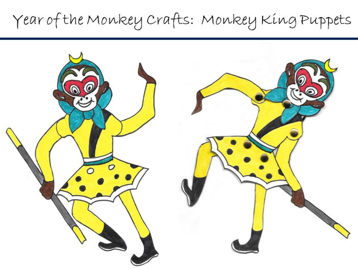 Kid Crafts for Year of the Monkey: Chinese New Year Art Projects and ...