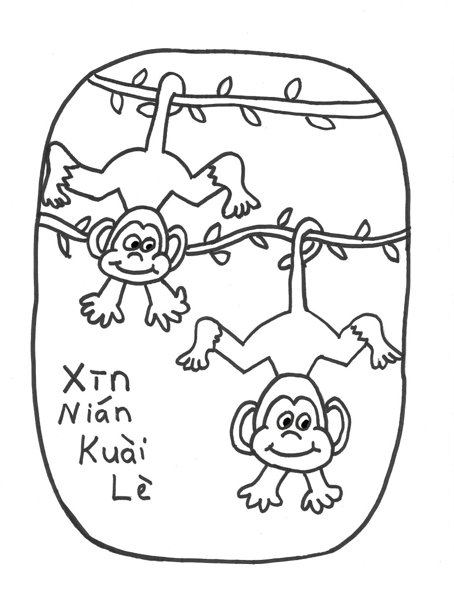 Kid Crafts for Year of the Monkey: Chinese New Year Art Projects and ...