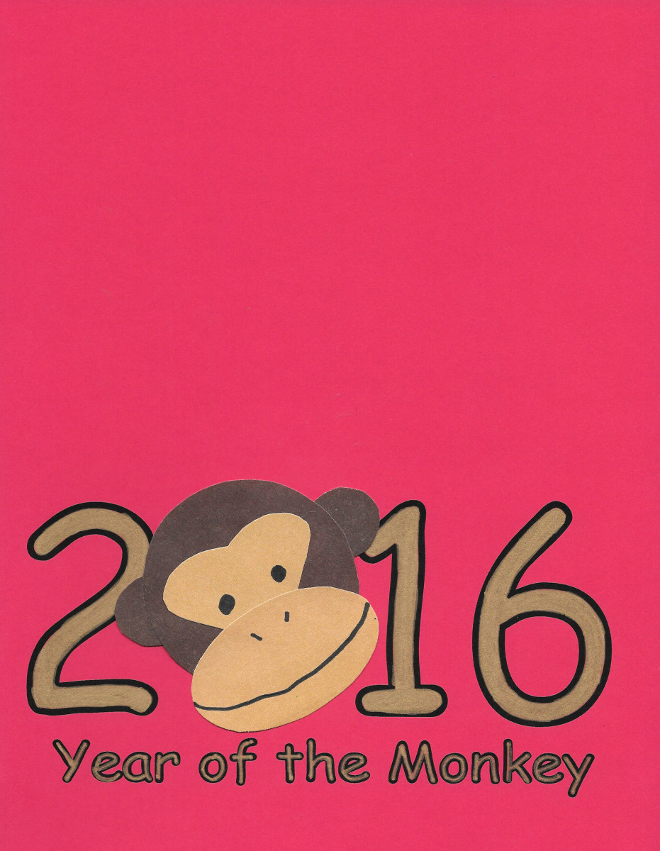 Kid Crafts for Year of the Monkey: Chinese New Year Art Projects and ...