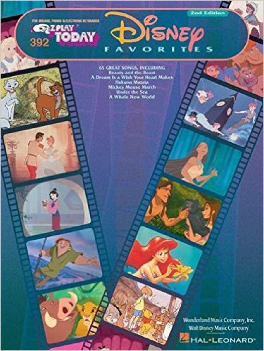 My Reviews Of 6 Easy Piano Disney Songbooks - HubPages