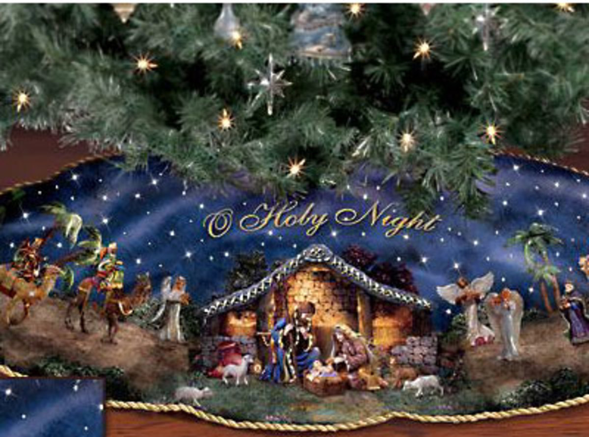 Nativity Christmas Tree Skirts - HubPages