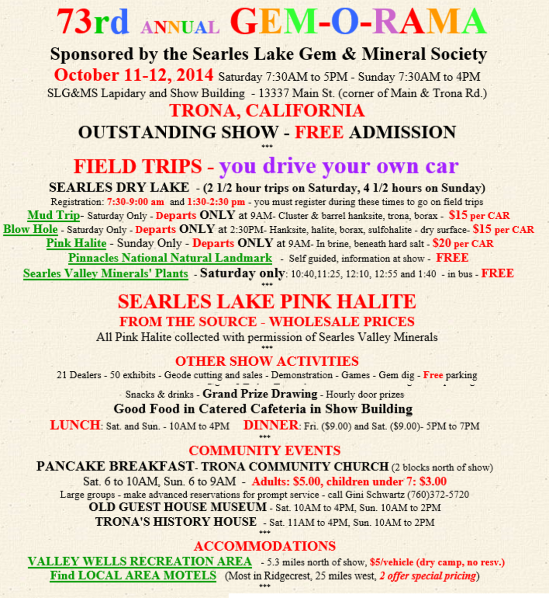 Gem-O-Rama Fun in Trona, California - HubPages