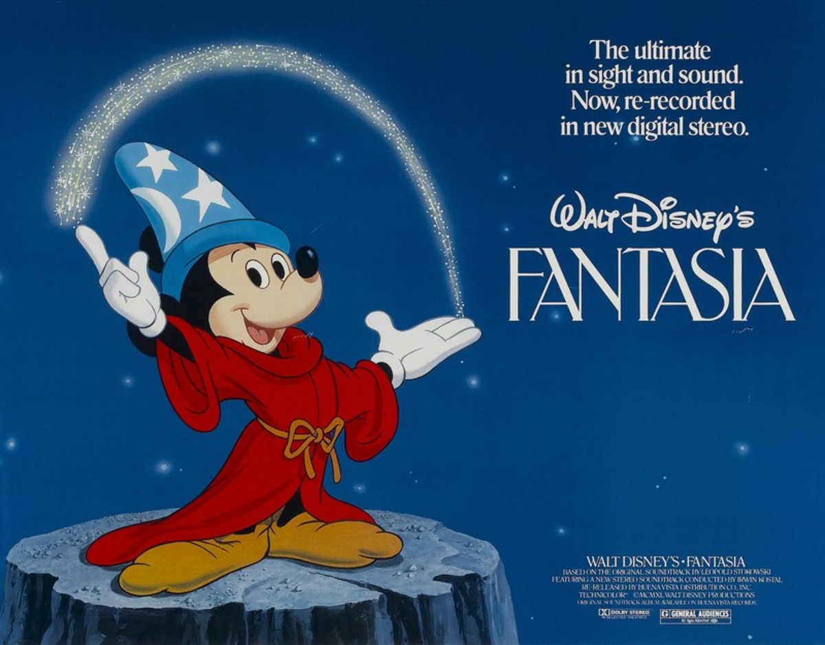 Fantasia 1940 Disney's Fantasia” (1940) VHS (1991) Like New – Clam