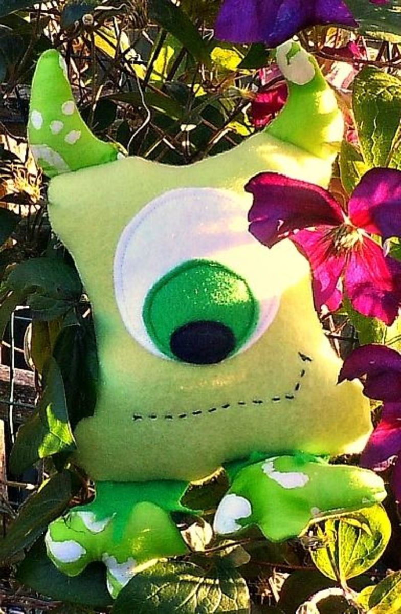 Cute Monsters Free Sewing Patterns, DIY, Make Your Own - HubPages