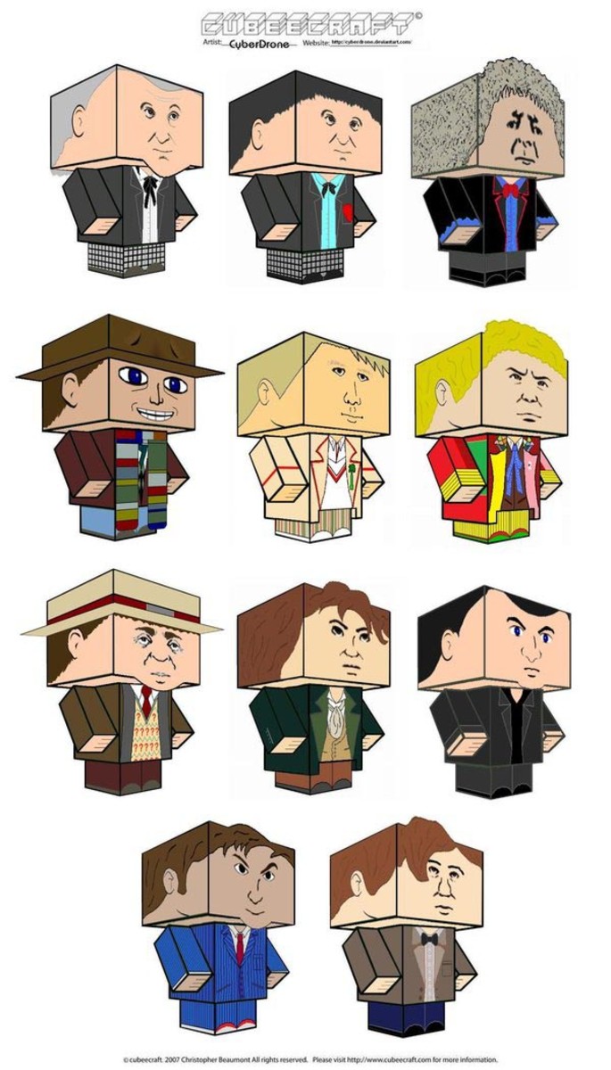 Printable Doctor Who Papercraft & Printables - HubPages