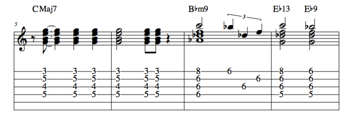 Jazz Guitar Lessons • Lady Bird • Tadd Dameron • Chords, Melody, Chord ...