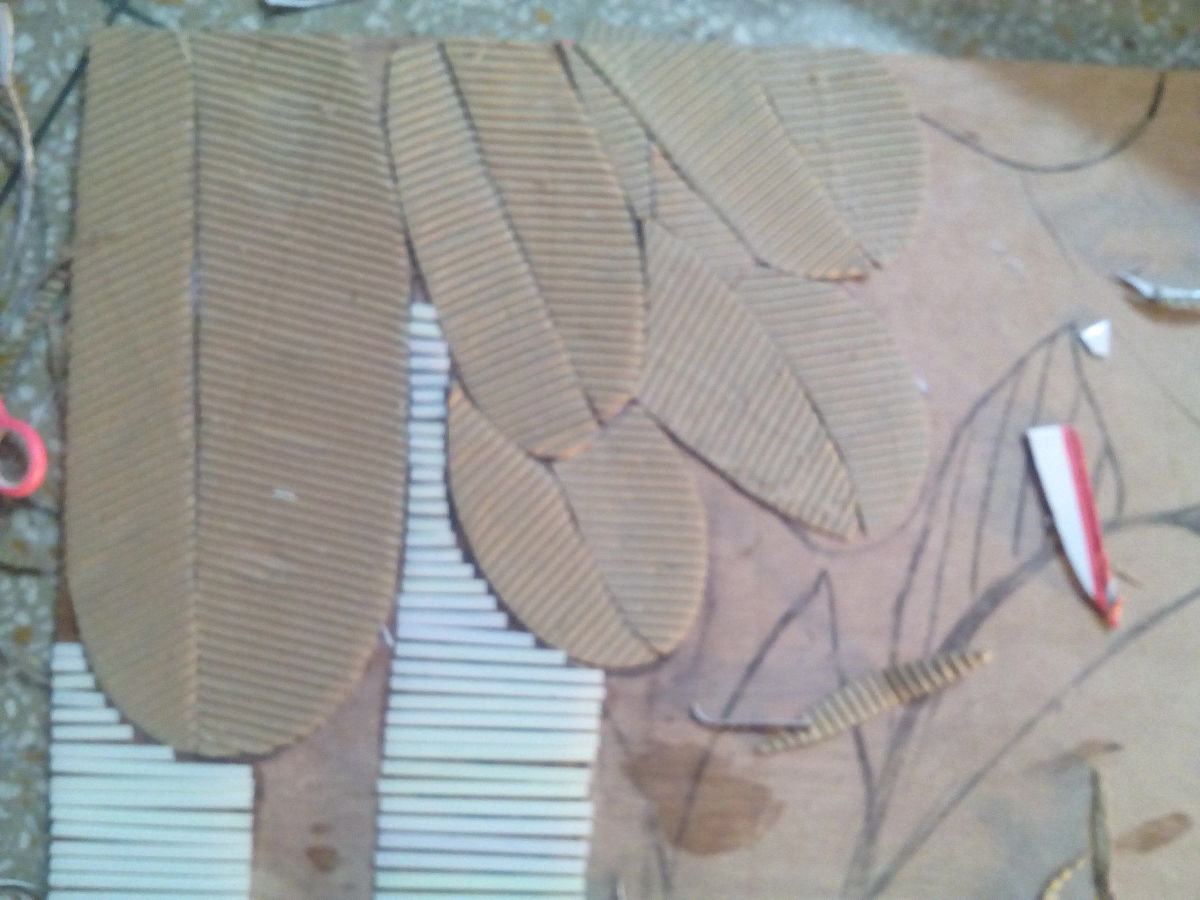 How to Make a Beautiful Wall Mural With Waste or Upcycled Materials ...