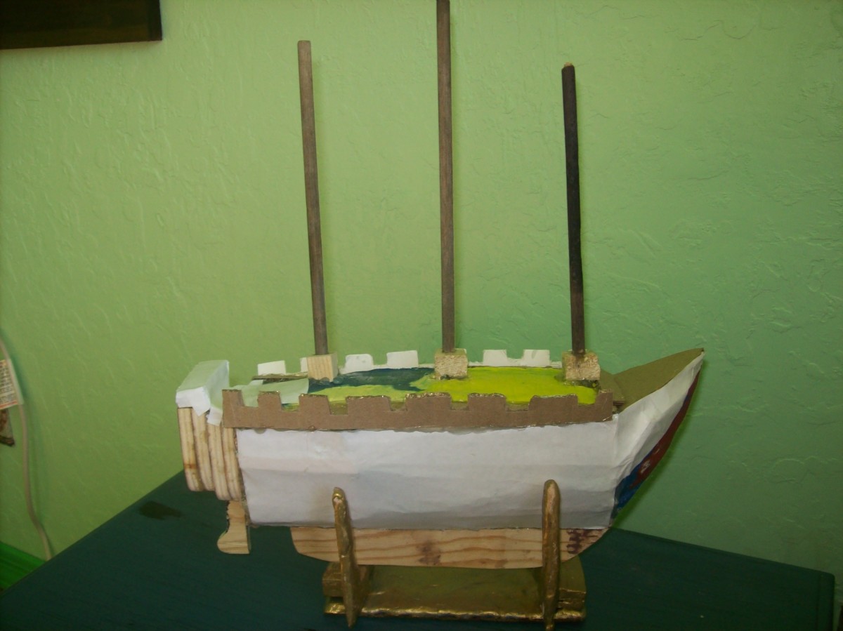 How to Build a Model Sailing Ship at Virtually No Cost - HubPages