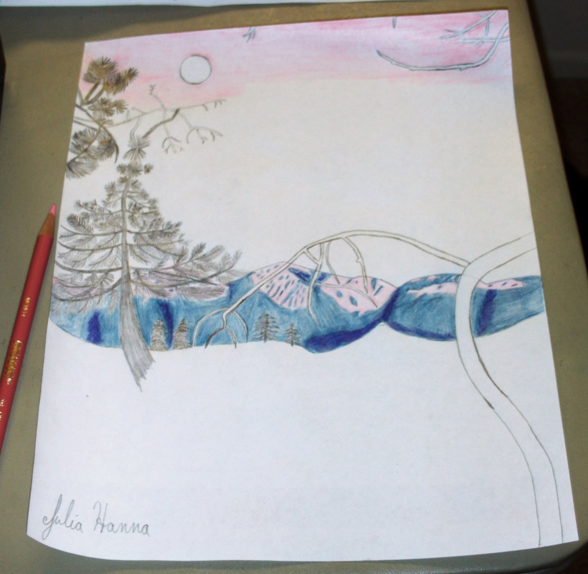 How to Draw a Forest Scene at Sunset - HubPages