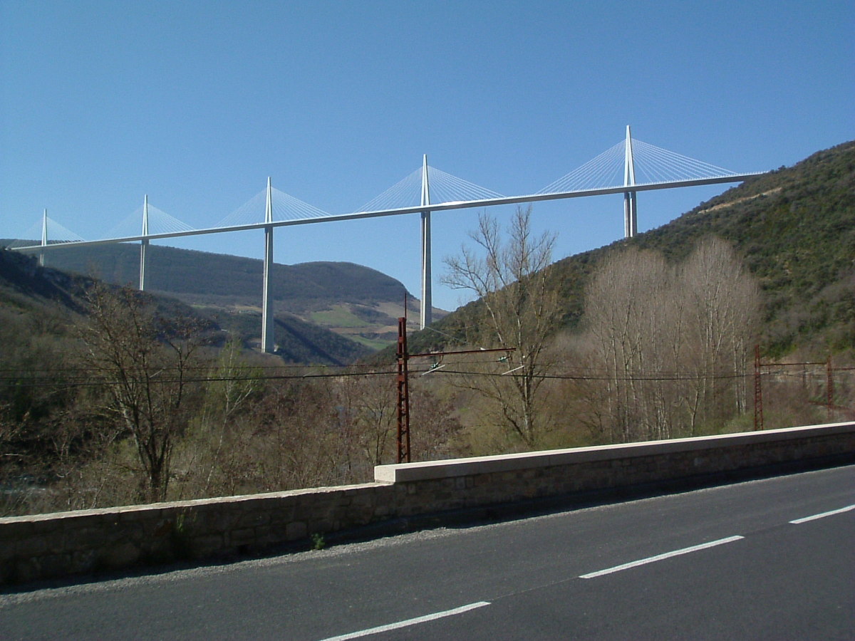France: Tarn Gorge, Millau Bridge, Overhanging Rocks and Stunning ...