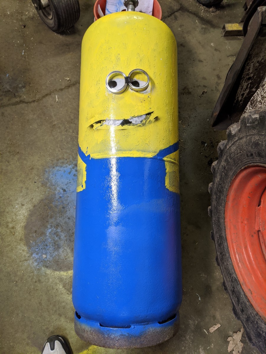 Fish House Propane Tank Paint Job - HubPages